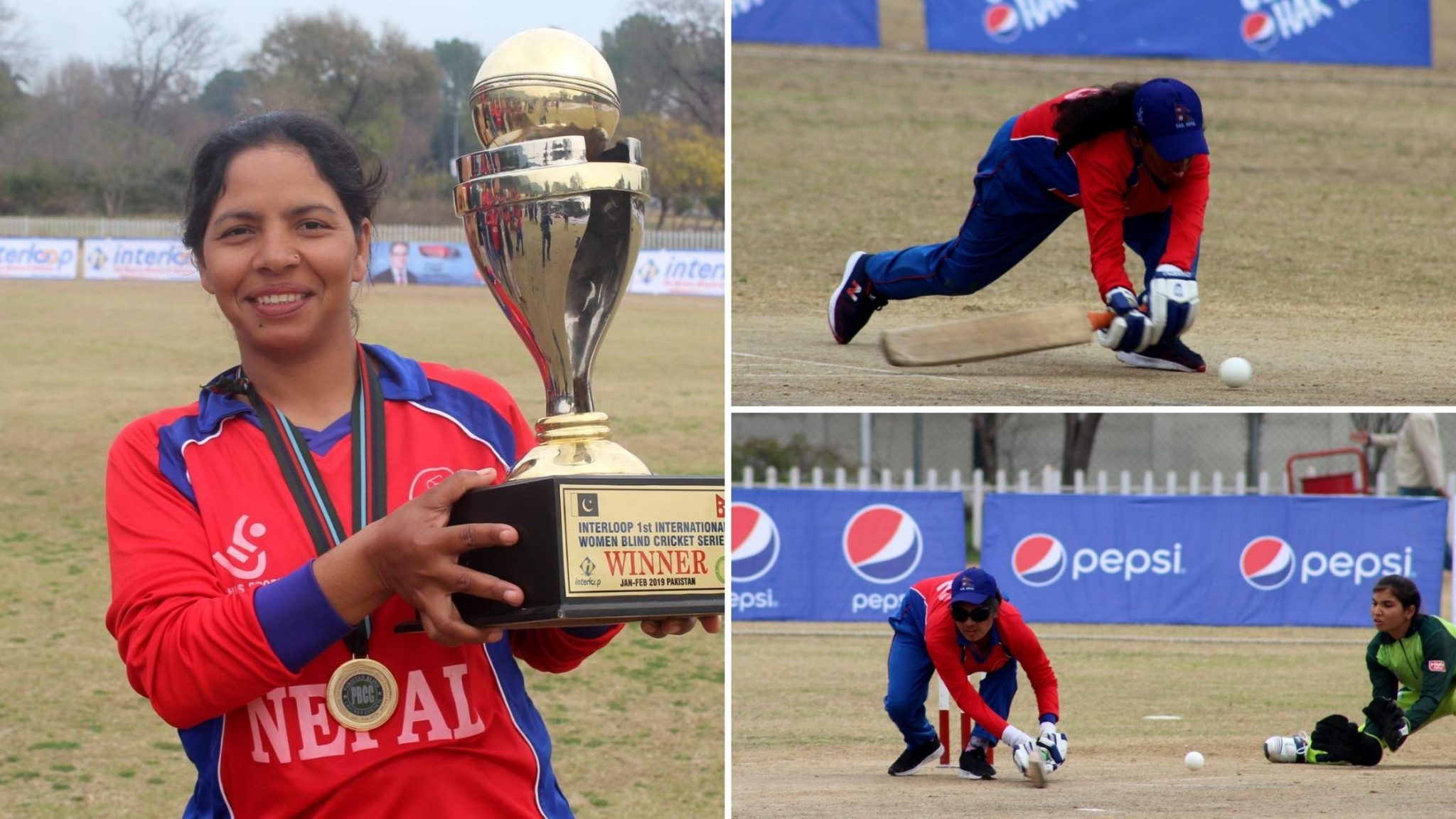 Bhagwati, Mankeshi and Asha received Jyoti K.C Blind Women Cricket ...